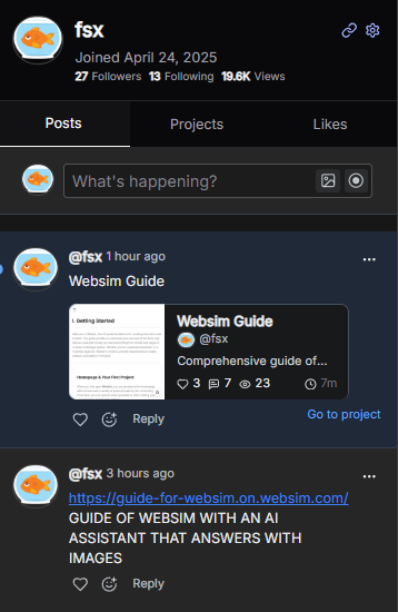 Websim Guide
