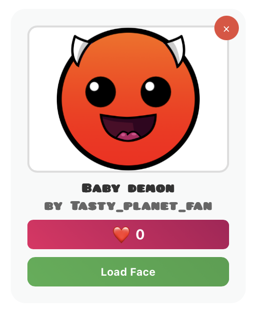Geometry Dash Difficulty Face Maker
