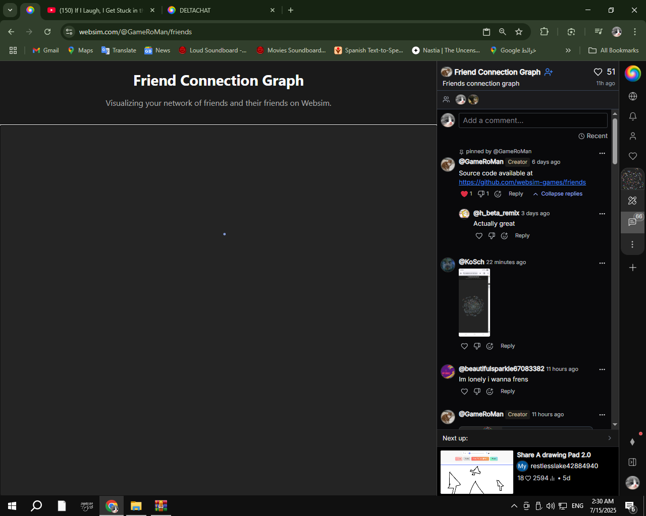 Friend Connection Graph