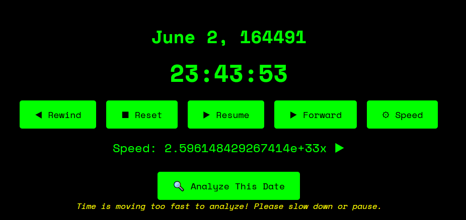 Time Machine Simulator