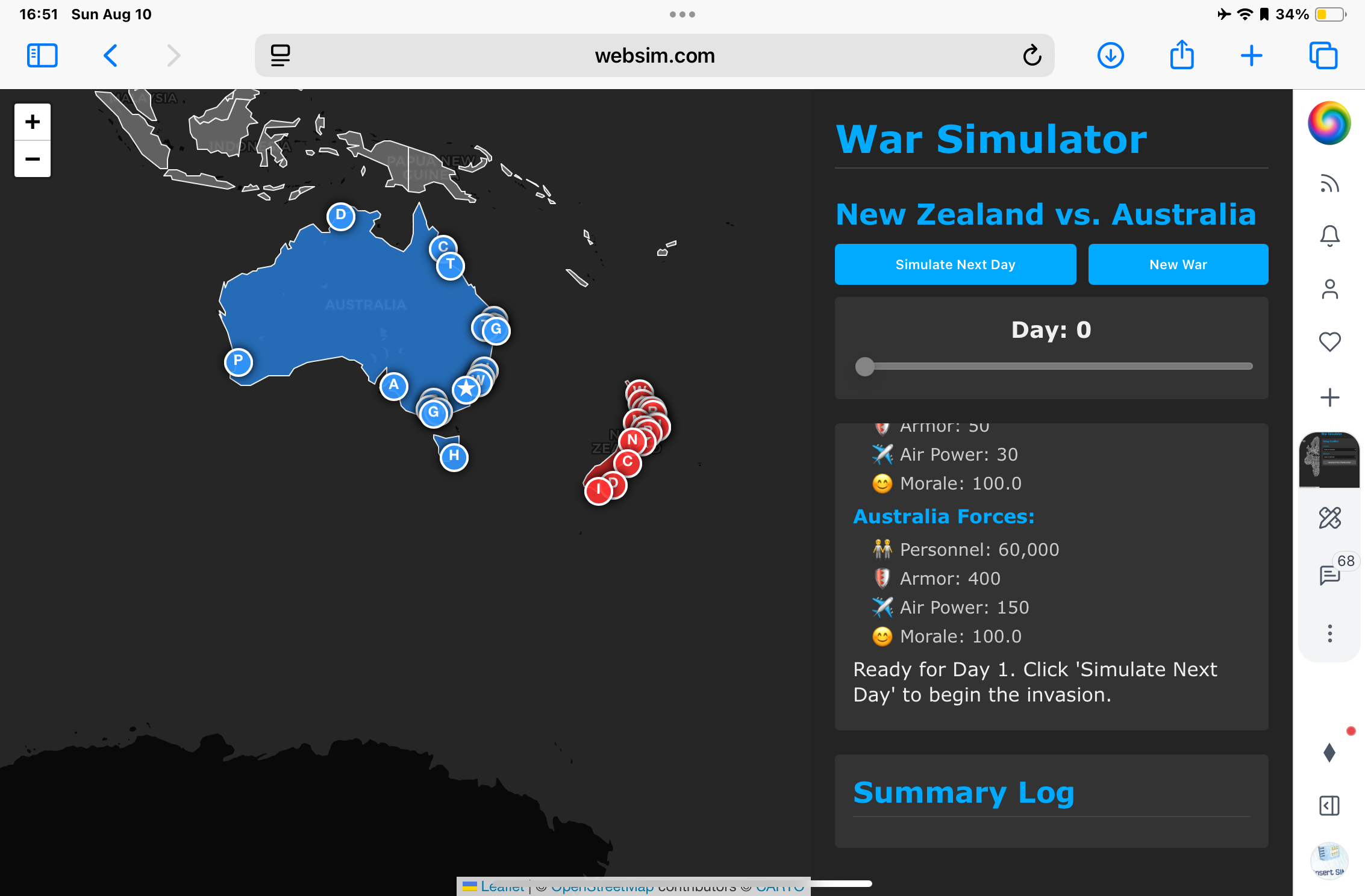 Advanced War Simulator (OLD)