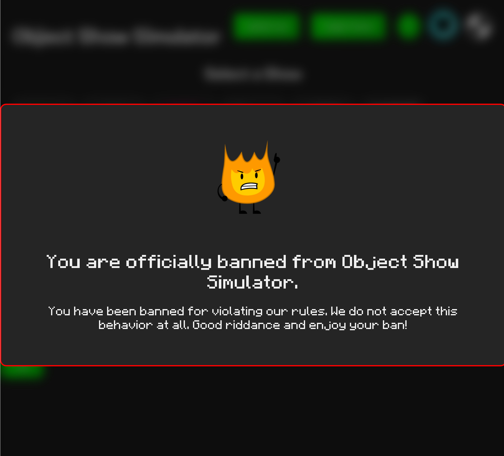BFDI - Object Show Simulator Original